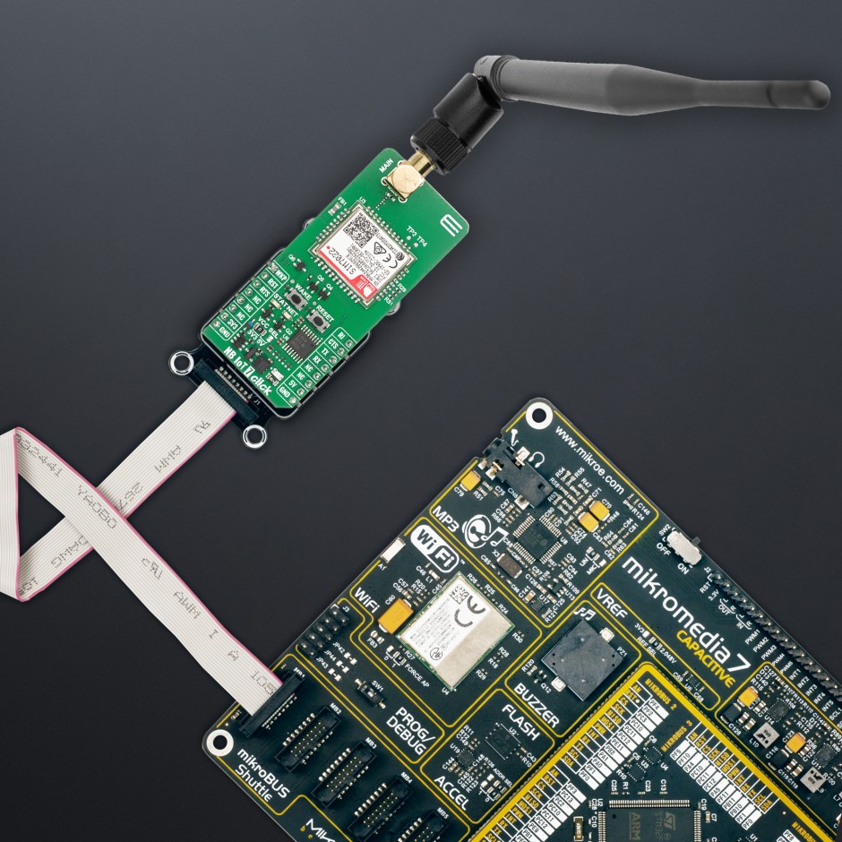NB IoT 7 Click - Multi-Band NB-IoT Module | MIKROE-6557