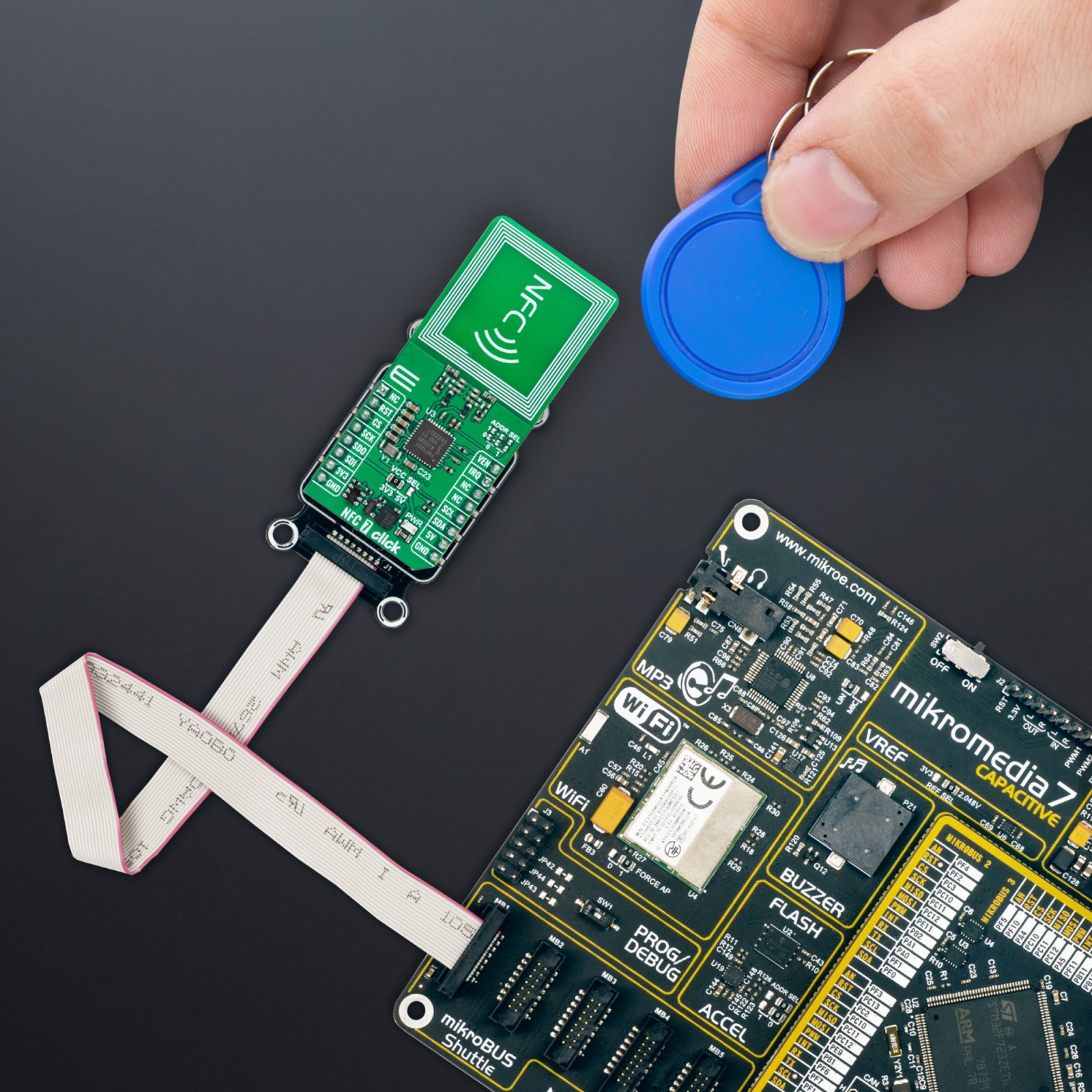 NFC 7 Click - SPI - For NFC to SPI communication | MIKROE-6452