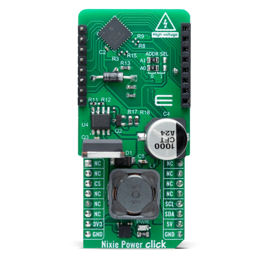 Nixie Power Click | Power Supply for Nixie Tube Shield | MIKROE-6496