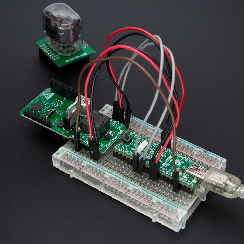 Nixie Power Click | Power Supply for Nixie Tube Shield | MIKROE-6496