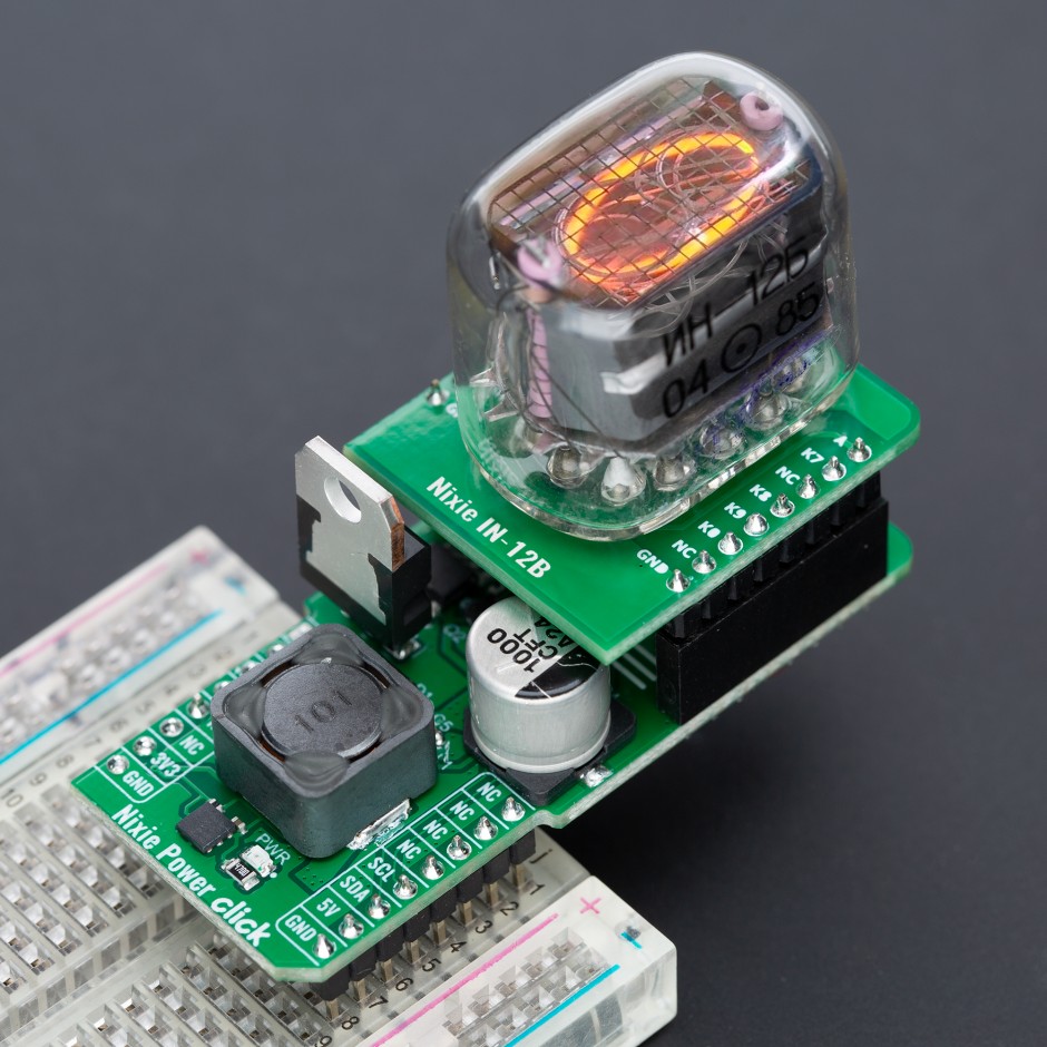Nixie Power Click | Power Supply for Nixie Tube Shield | MIKROE-6496