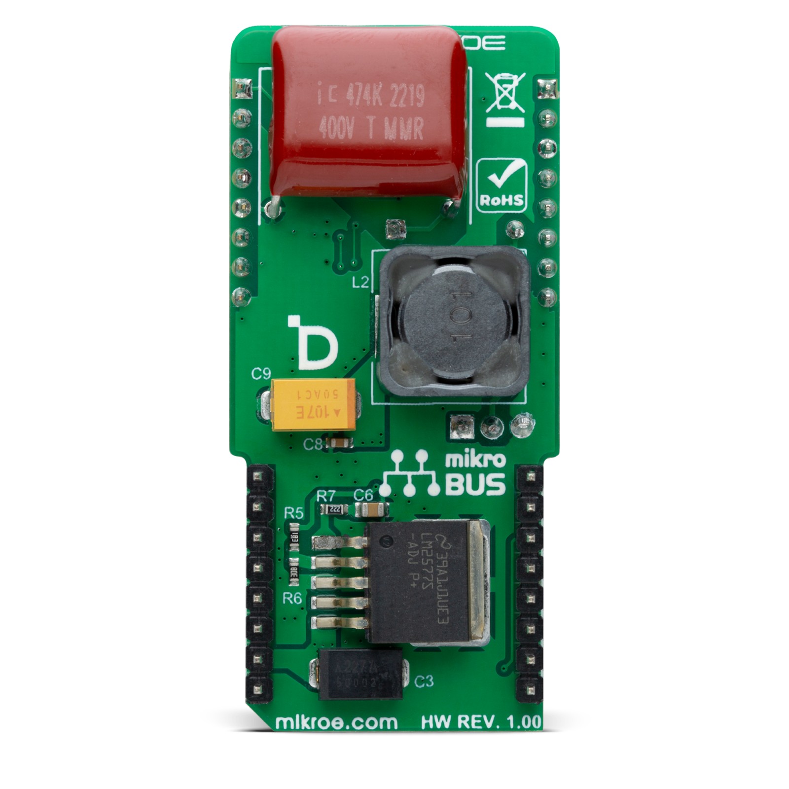 Nixie Power Click | Power Supply for Nixie Tube Shield | MIKROE-6496