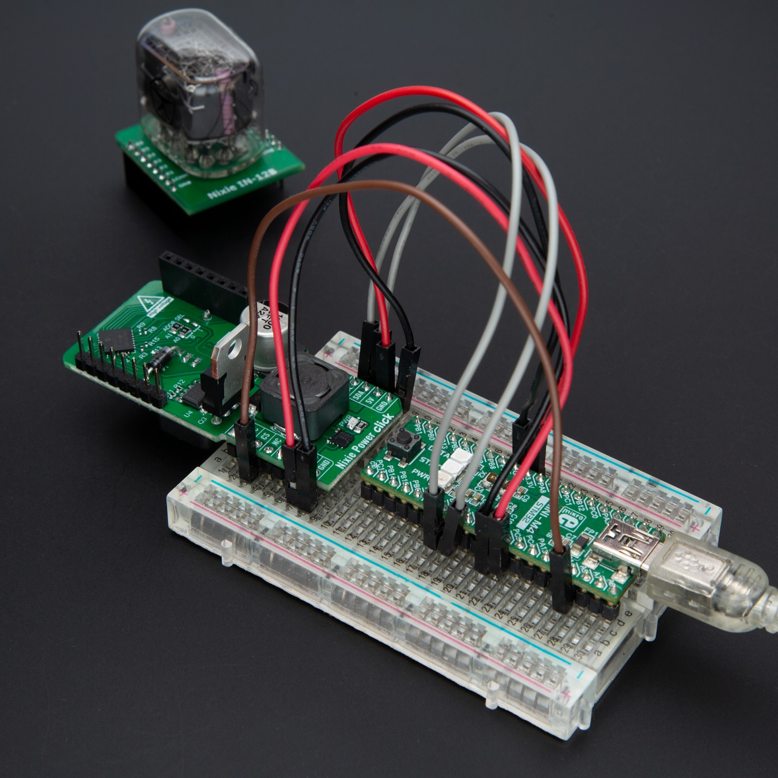 Nixie Power Click | Power Supply for Nixie Tube Shield | MIKROE-6496