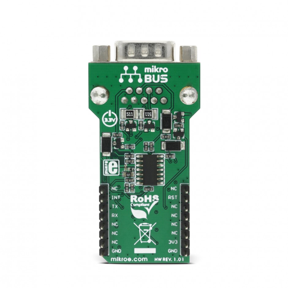 OBDII Click | STN1110-Based OBDII Module for Vehicle Diagnostics
