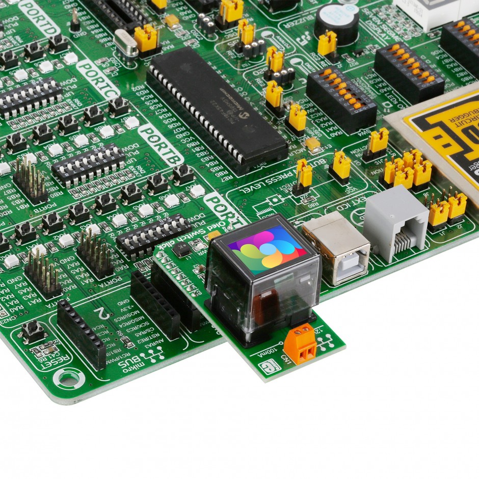 OLED Switch click – board with NKK Switch ISC15ANP4