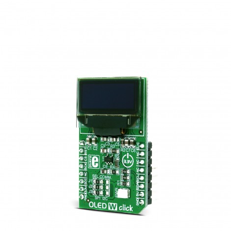 OLED W click - carries 96 x 39px white monochrome passive matrix OLED ...