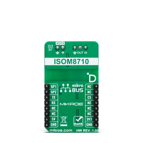 Opto 7 Click with ISOM8710 Optocoupler