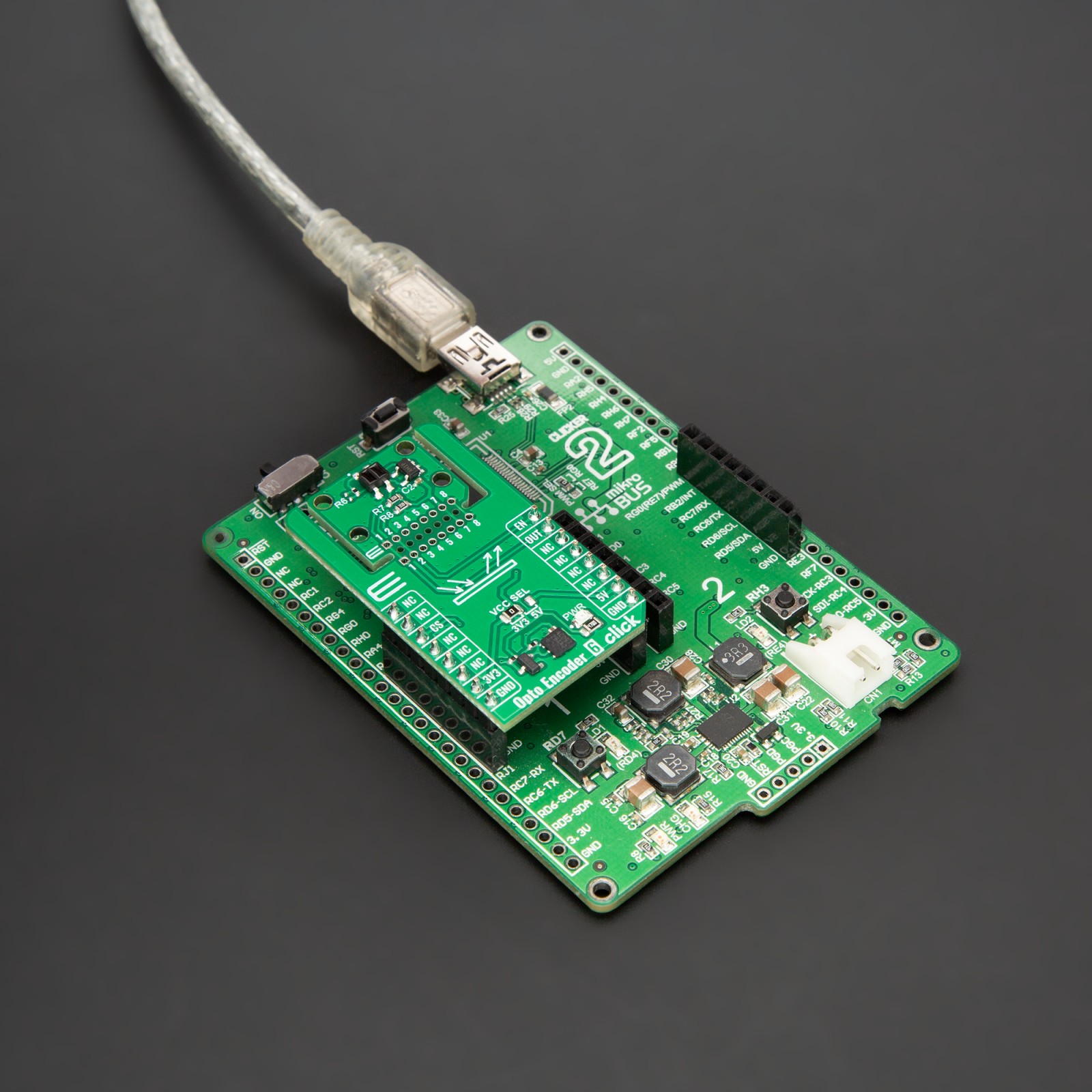 Opto Encoder 6 Click - For motion and position detection | MIKROE-6569