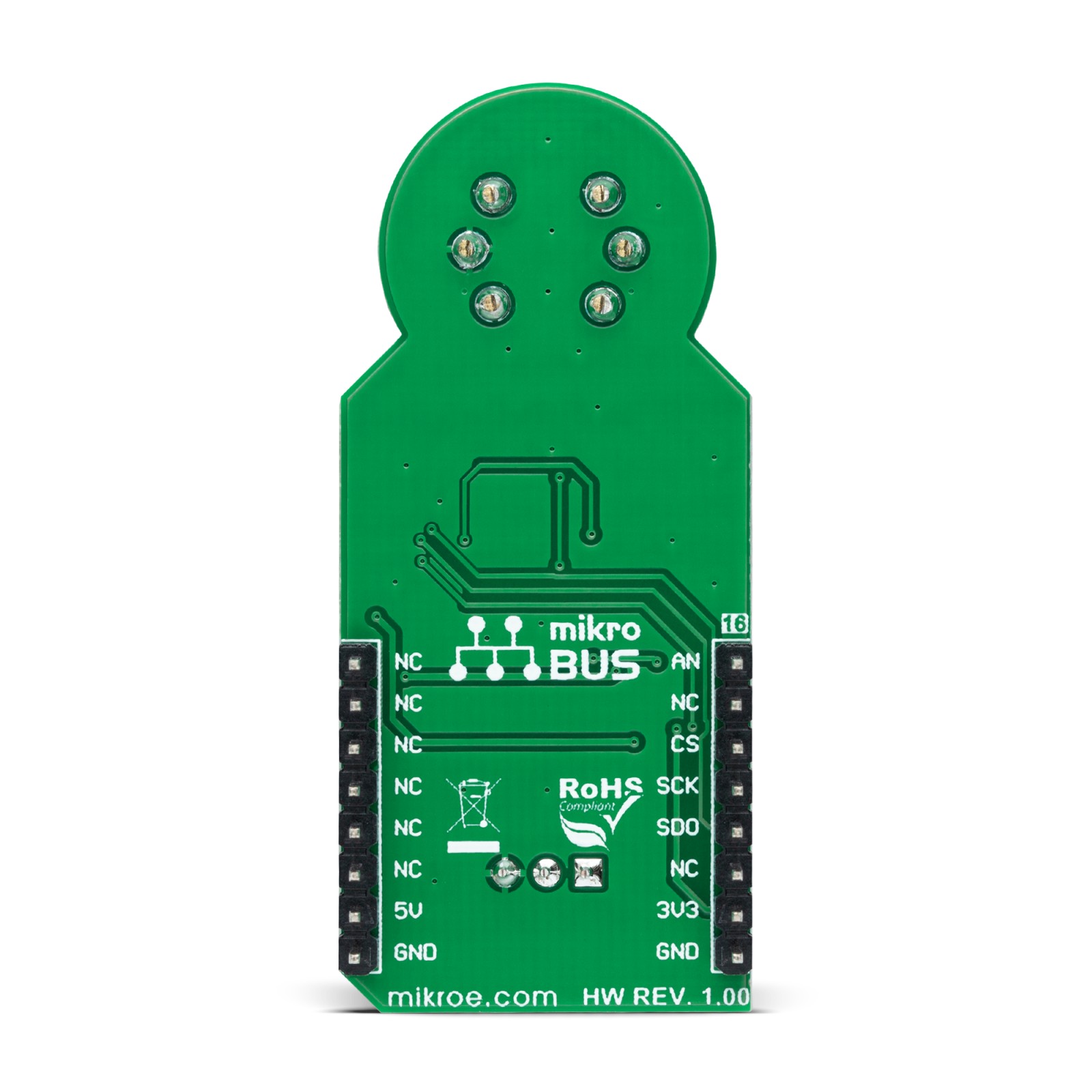 Ozone 2 click - board with an MQ131 sensor for O3 | MikroElektronika