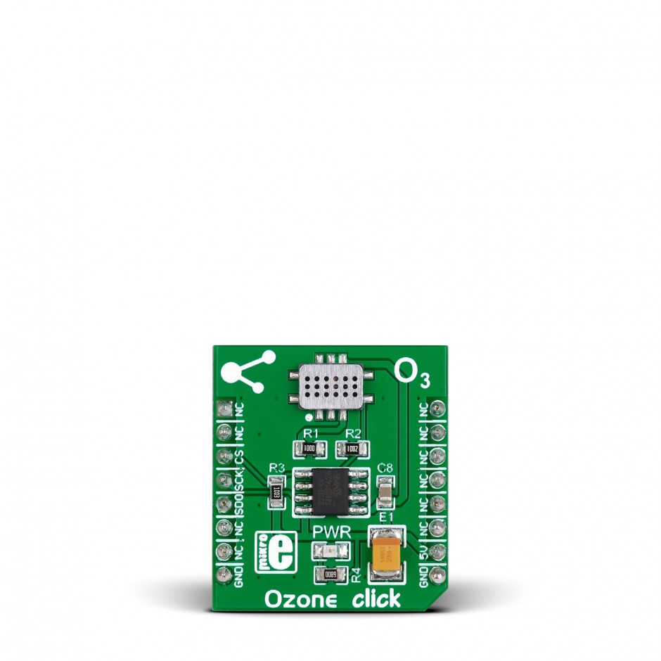 Ozone click – board with MiCS-2641 Ozone gas sensor