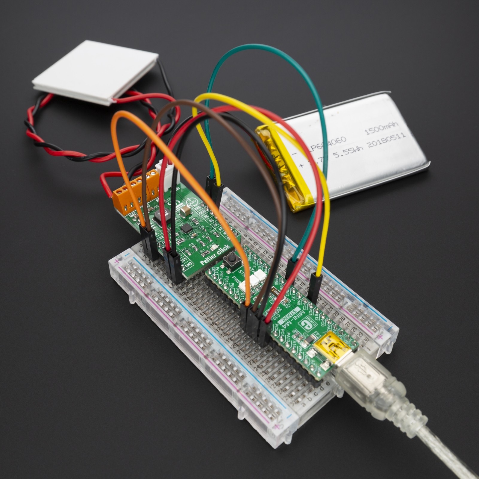 Peltier Click | SPV1050 Thermoelectric Cooling Controller