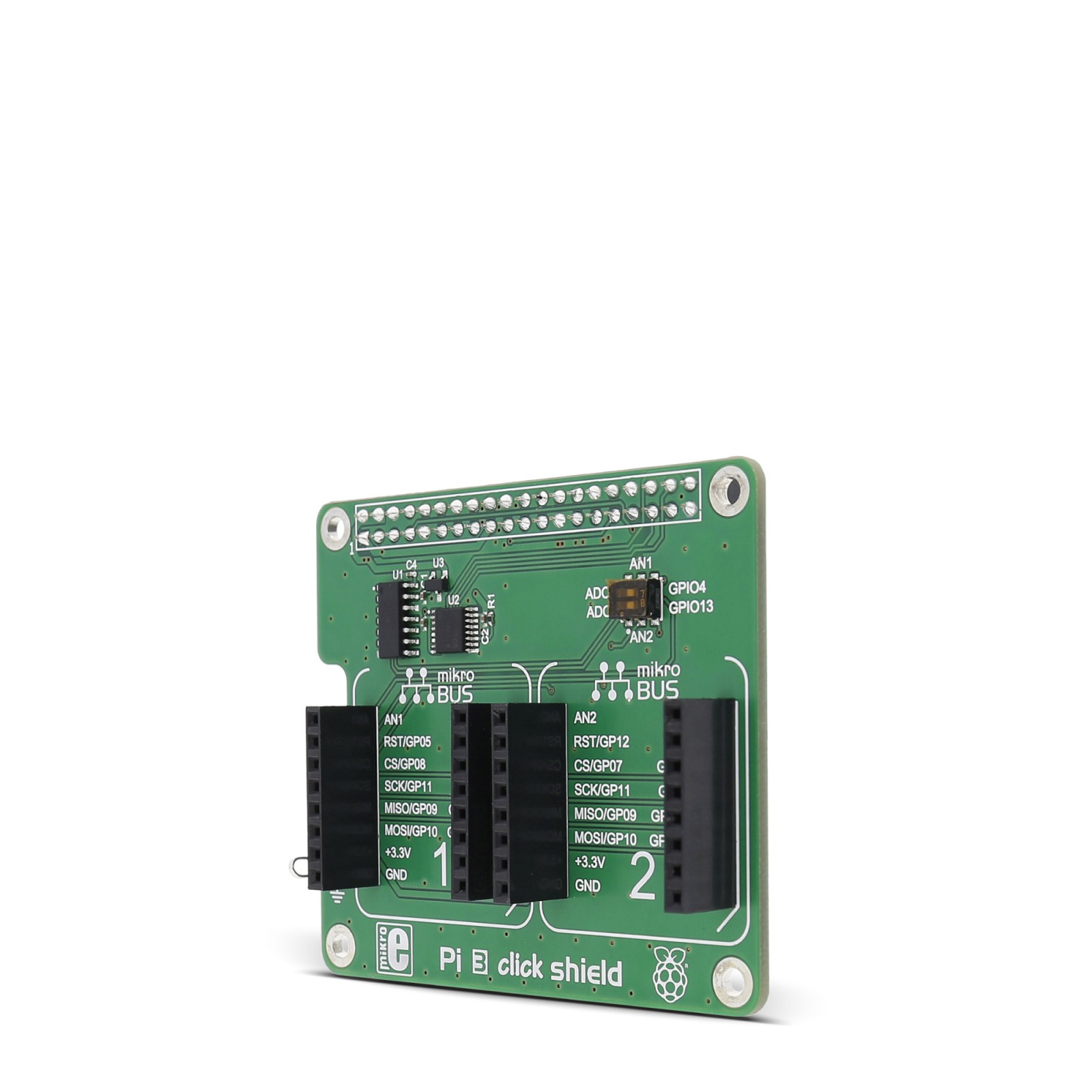 Pi 3 Click Shield - MikroElektronika