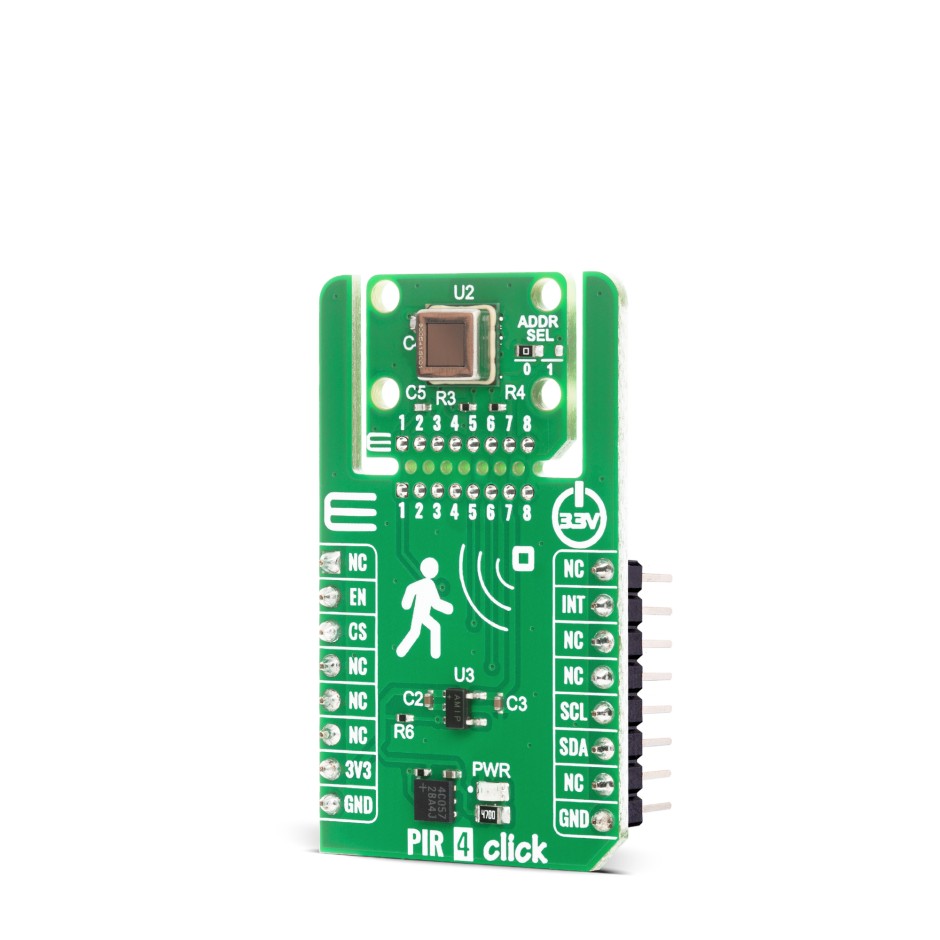 PIR 4 Click - Pyroelectric Infrared Sensor | MIKROE-6859