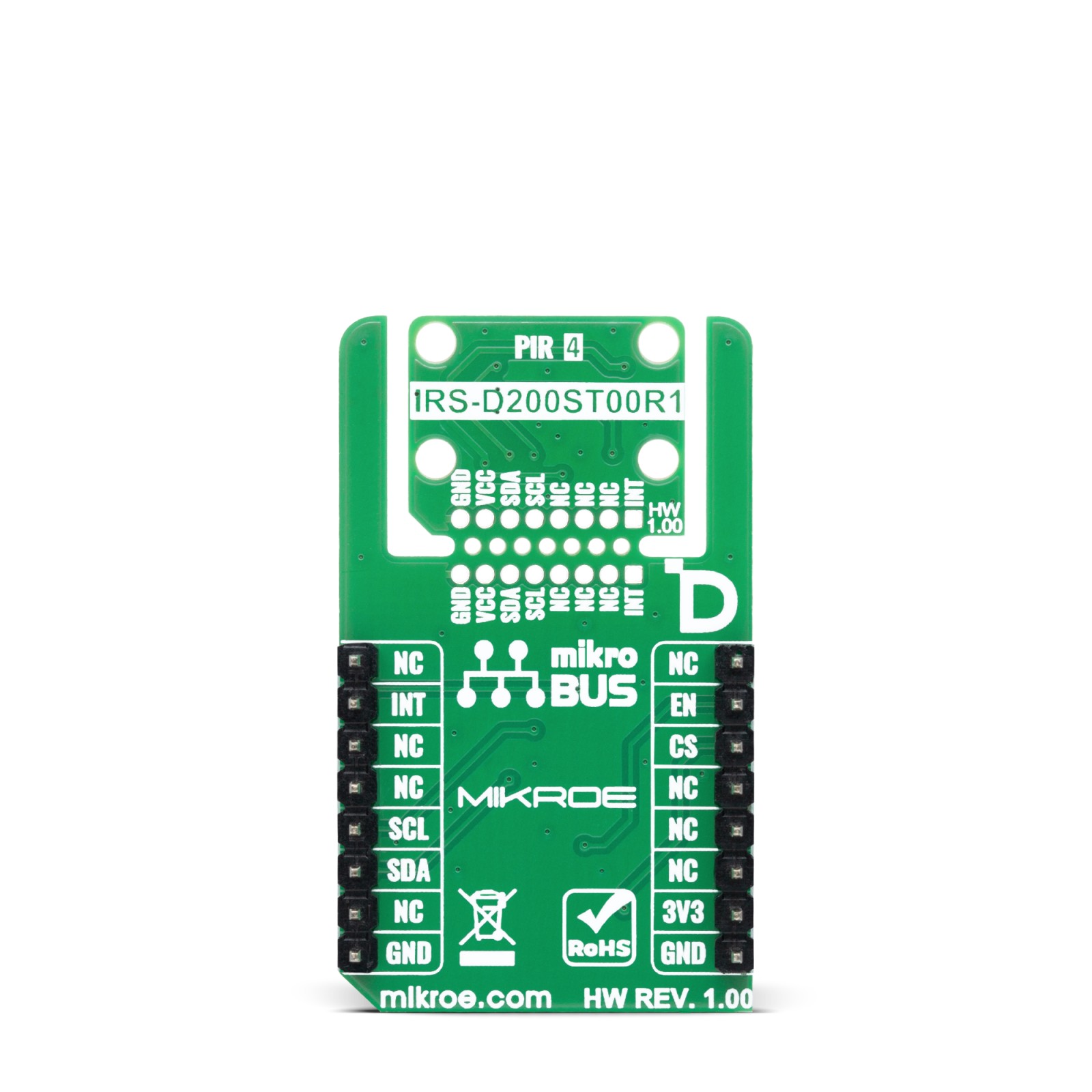 PIR 4 Click - Pyroelectric Infrared Sensor | MIKROE-6859