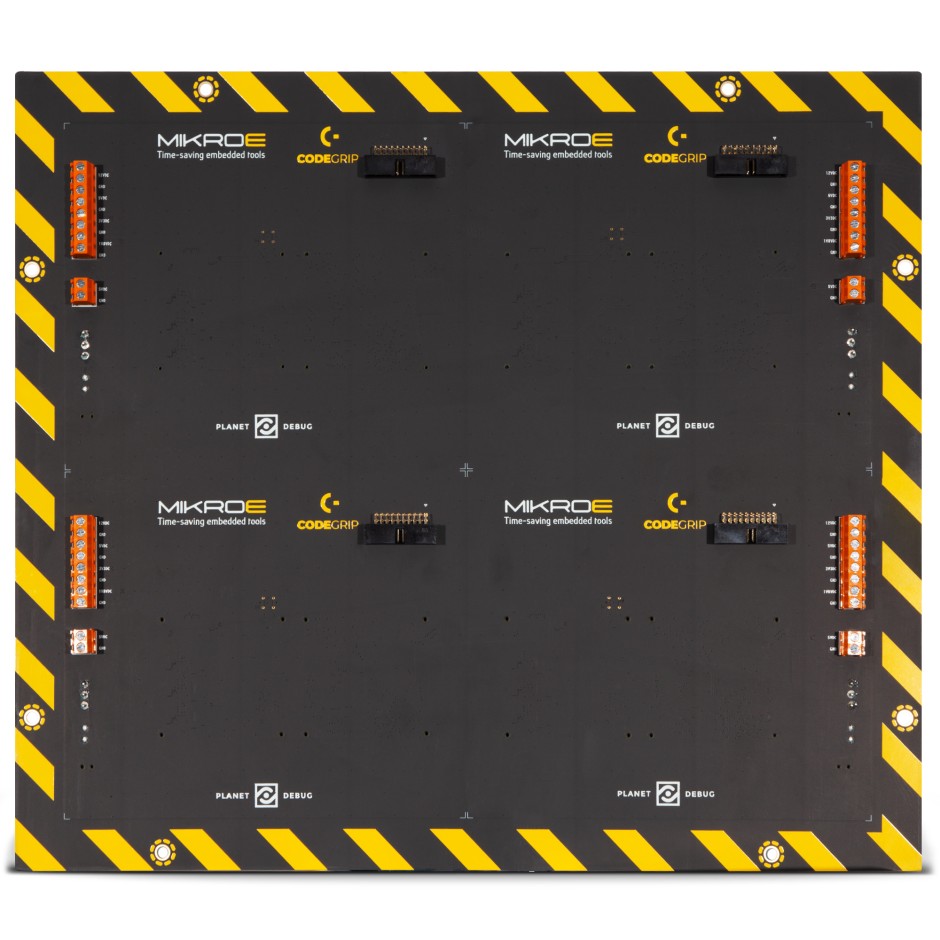 Planet Debug Backplane 4 UNI CODEGRIP unit