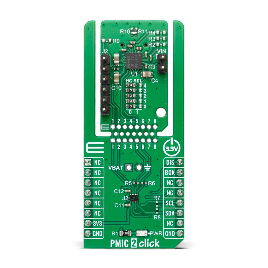 PMIC 2 Click - Energy harvesting power management | MIKROE-6599