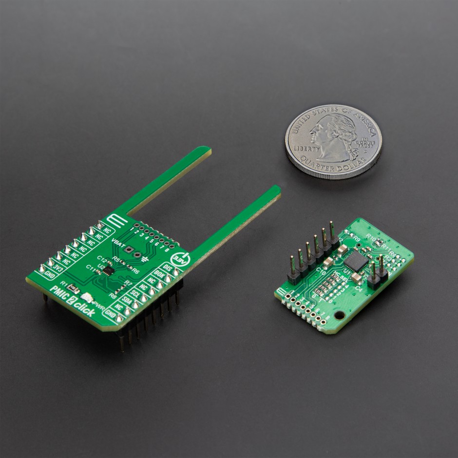 PMIC 2 Click - Energy harvesting power management | MIKROE-6599