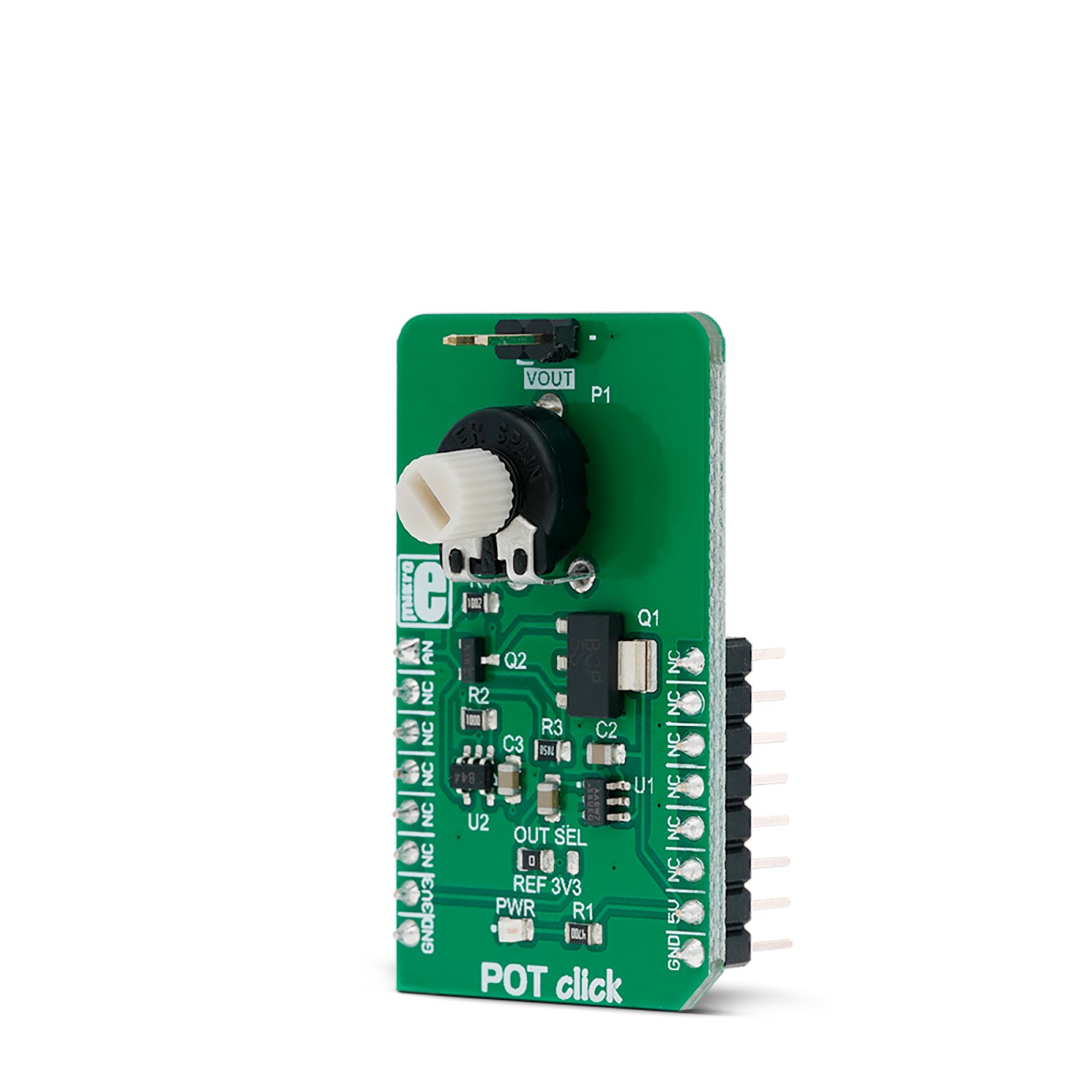 MCP1501 Precision Voltage Reference | POT Click