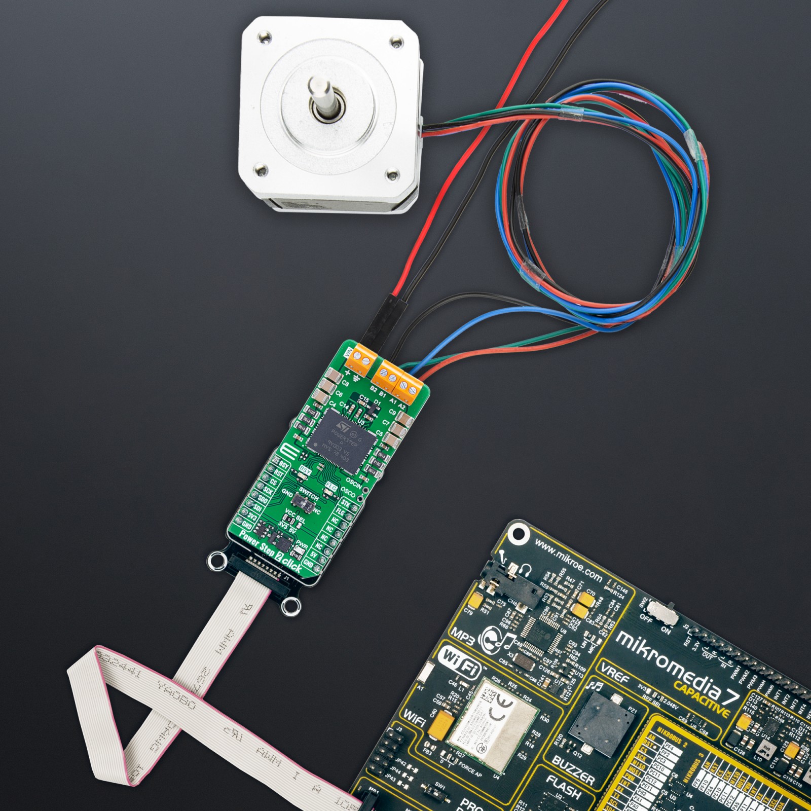 Power Step 2 Click - 1/128 microstepping controller | MIKROE-6524