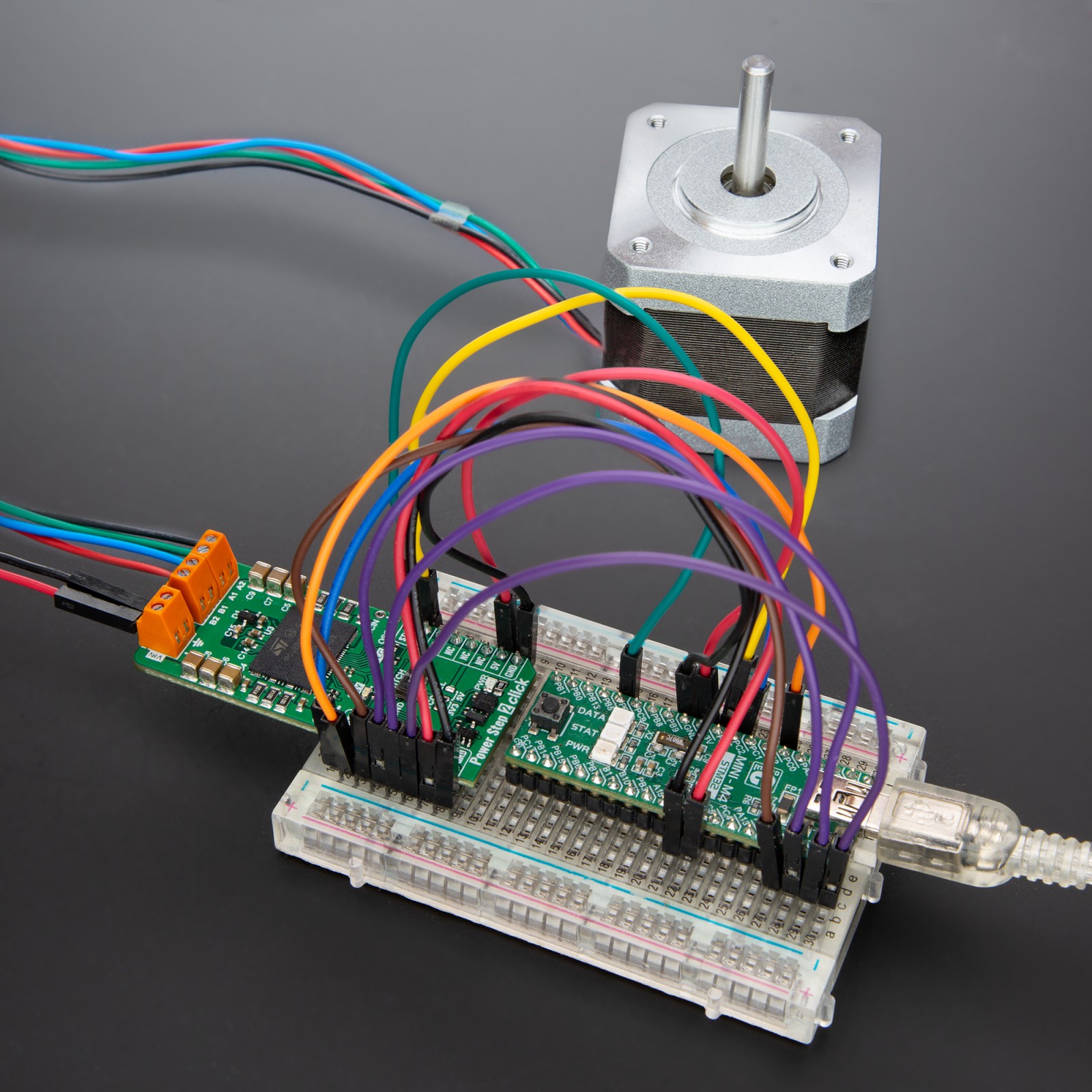 Power Step 2 Click - 1/128 microstepping controller | MIKROE-6524