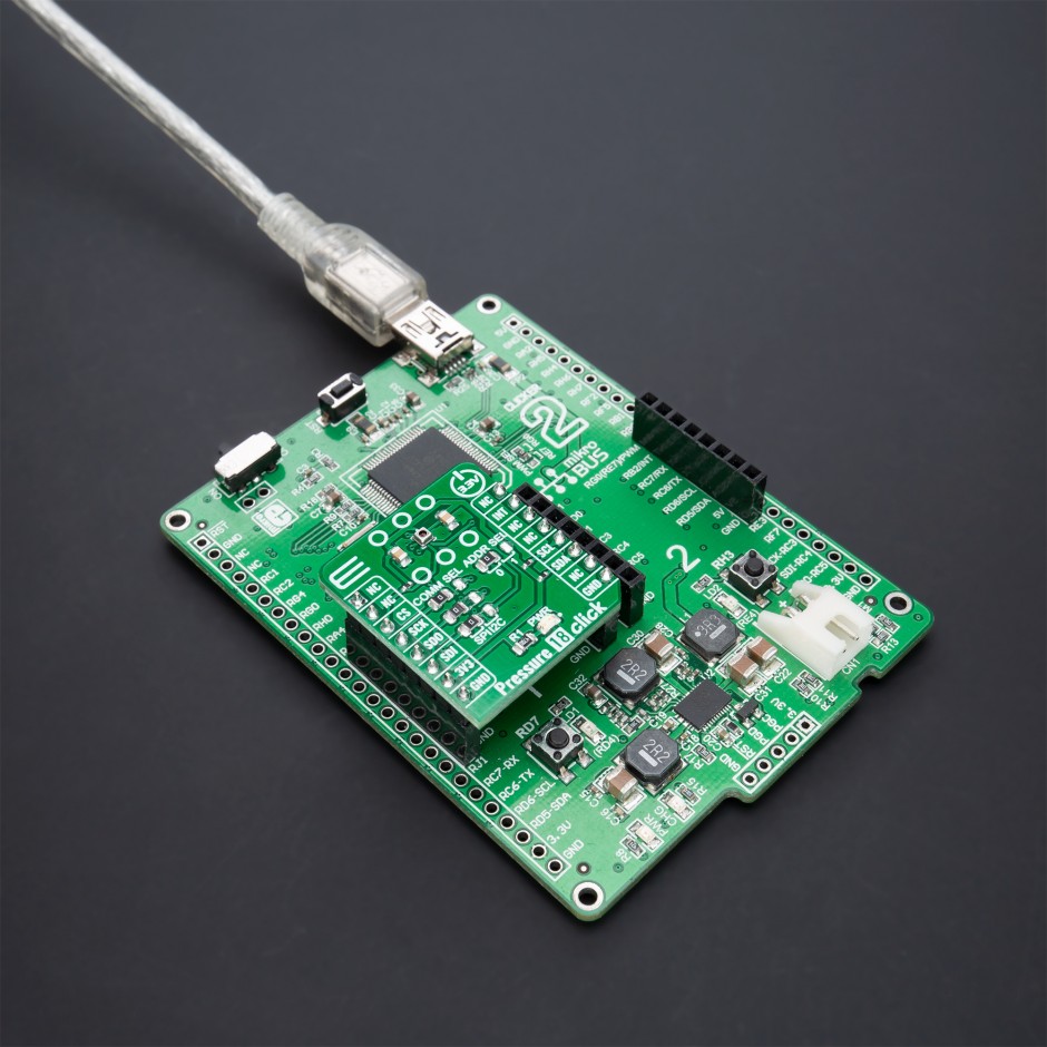 Pressure 18 Click | BMP384 | Barometric Pressure Sensor