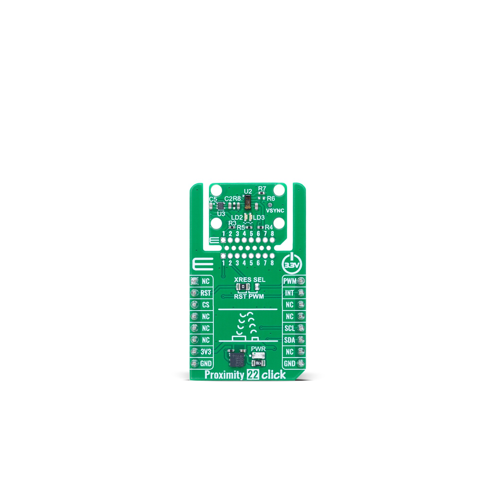 Proximity 22 Click - ALS/color and proximity sensor | MIKROE-6552