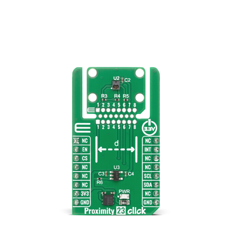 Proximity 23 Click - Proximity/Object Presence Sensing | MIKROE-6860