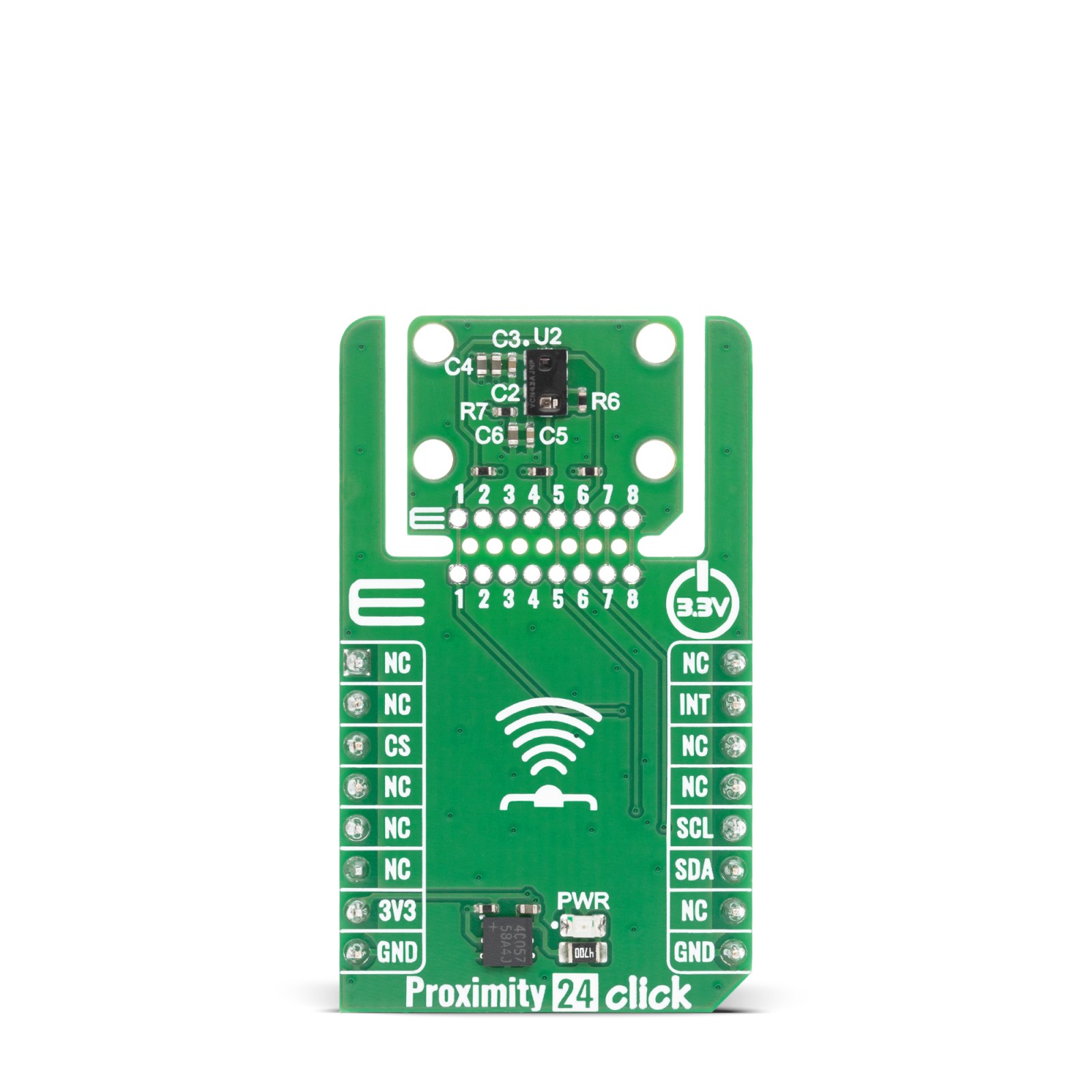Proximity 24 Click - PS/ALS Sensor With IR Emitter | MIKROE-6872