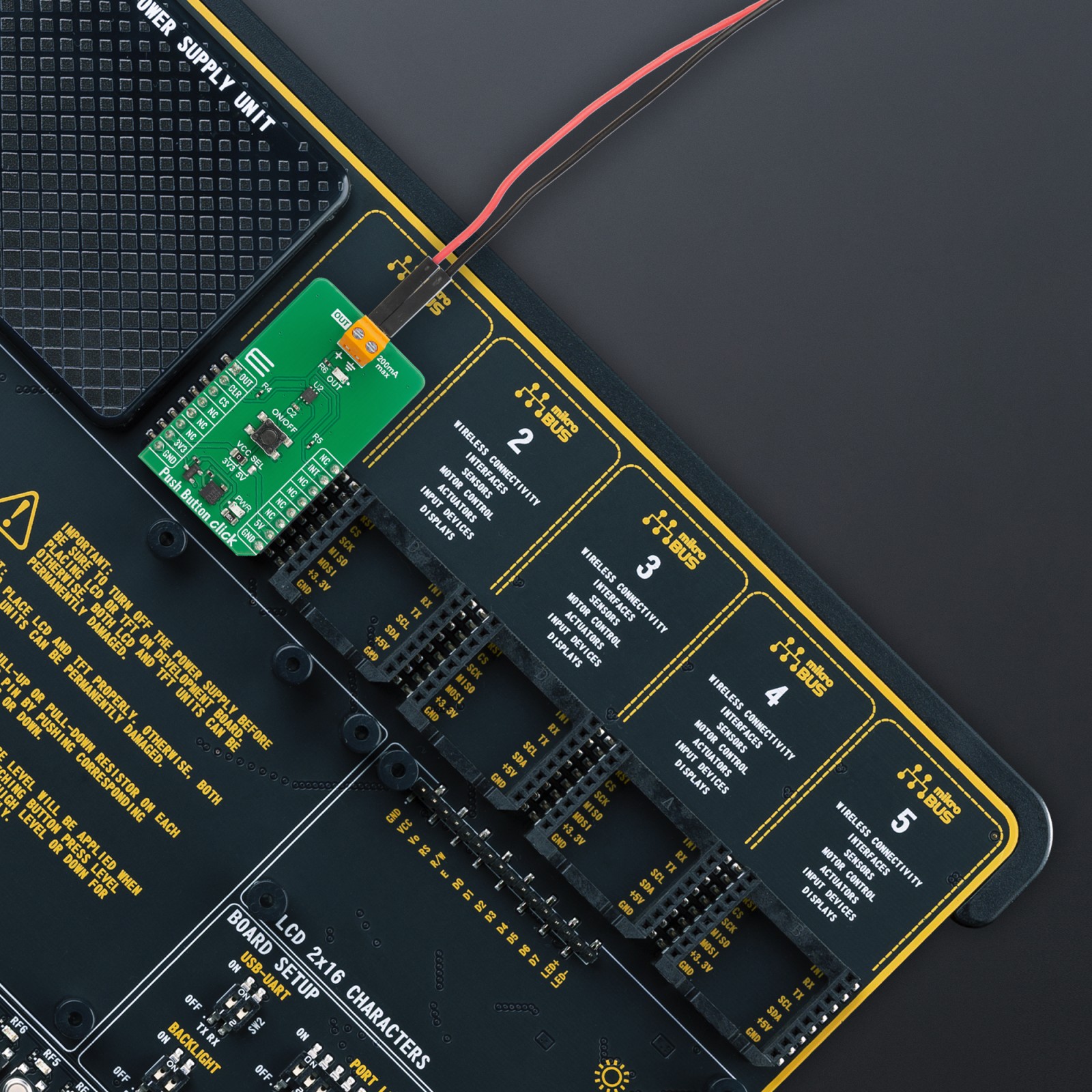 Push Button Click - Pushbutton ON/OFF Controller | MIKROE-6811