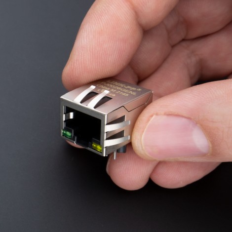 RJ45 Ethernet Jack with LEDs