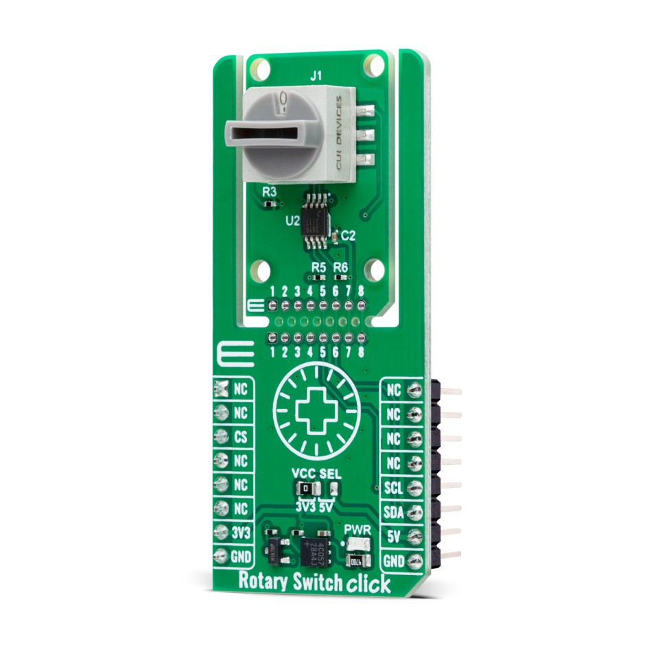 Rotary Switch Click featuring high-quality RDS6-16S-1065-1-SMT rotary ...