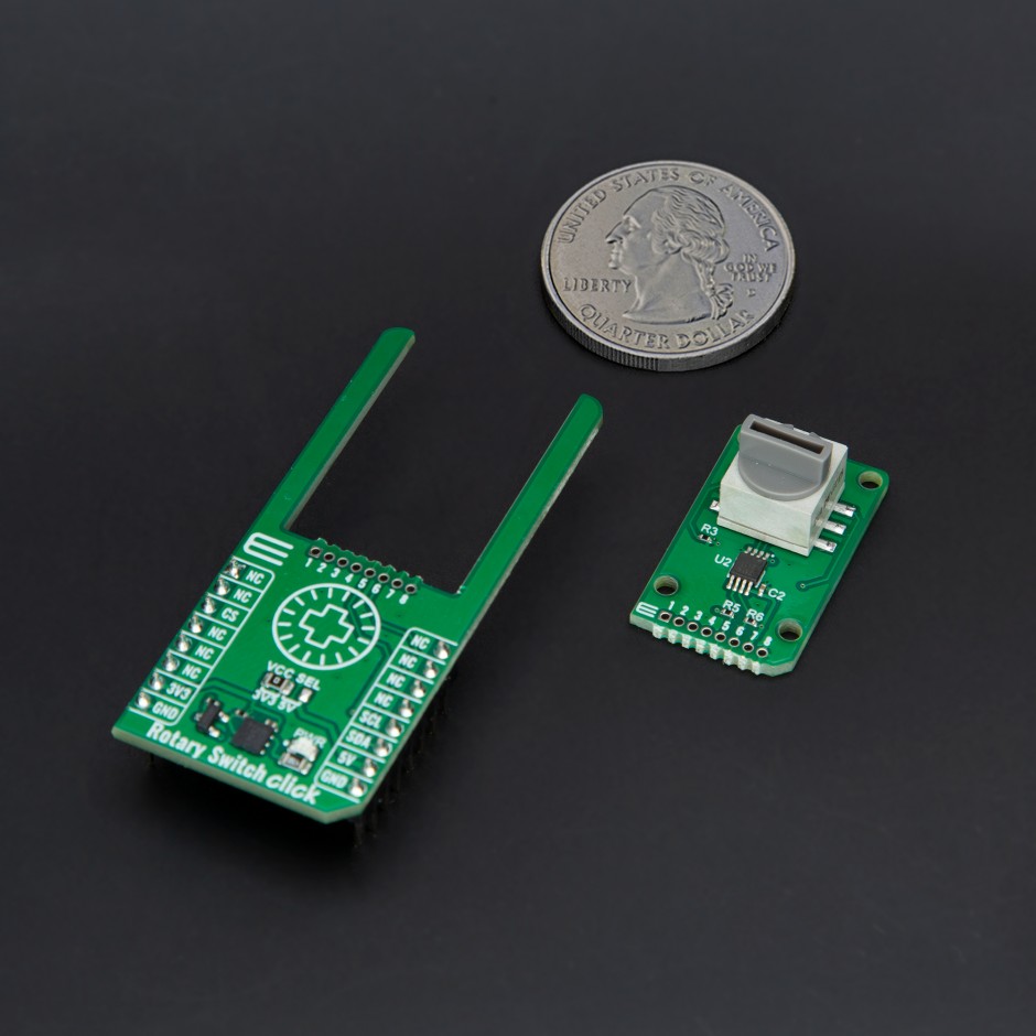 Rotary Switch Click featuring high-quality RDS6-16S-1065-1-SMT rotary ...