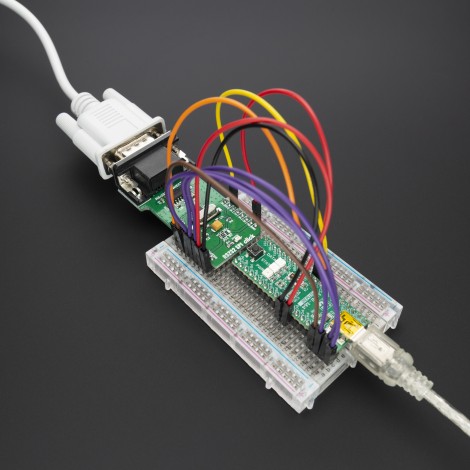 RS232 SPI Click – MAX3100 UART-to-SPI Converter | mikroBUS™