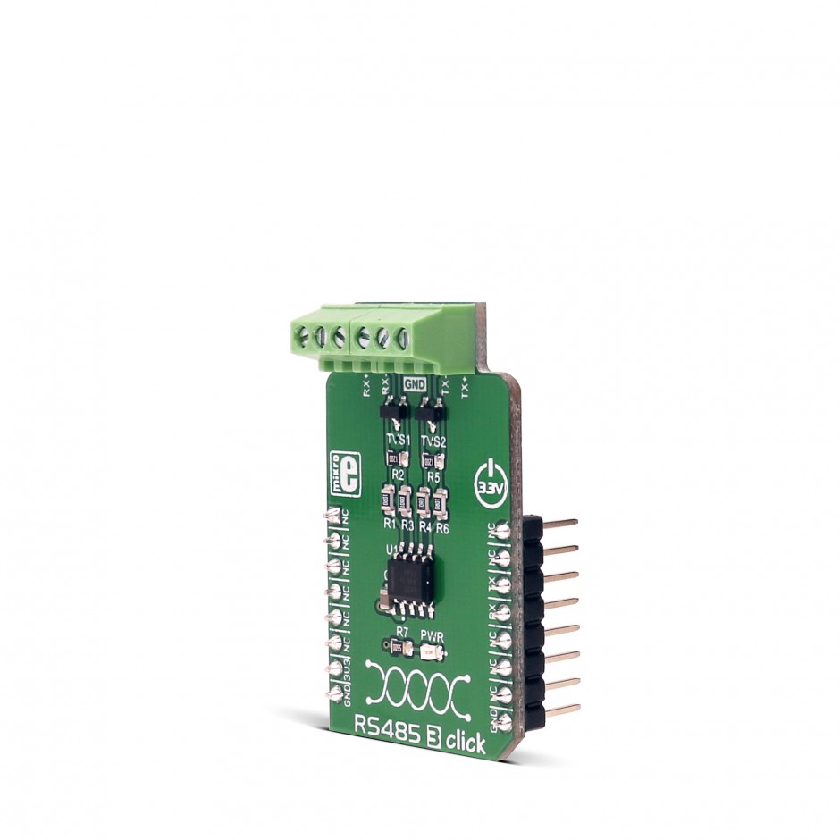RS485 3 click with Texas Instruments' SN65HVD31DR | MikroElektronika