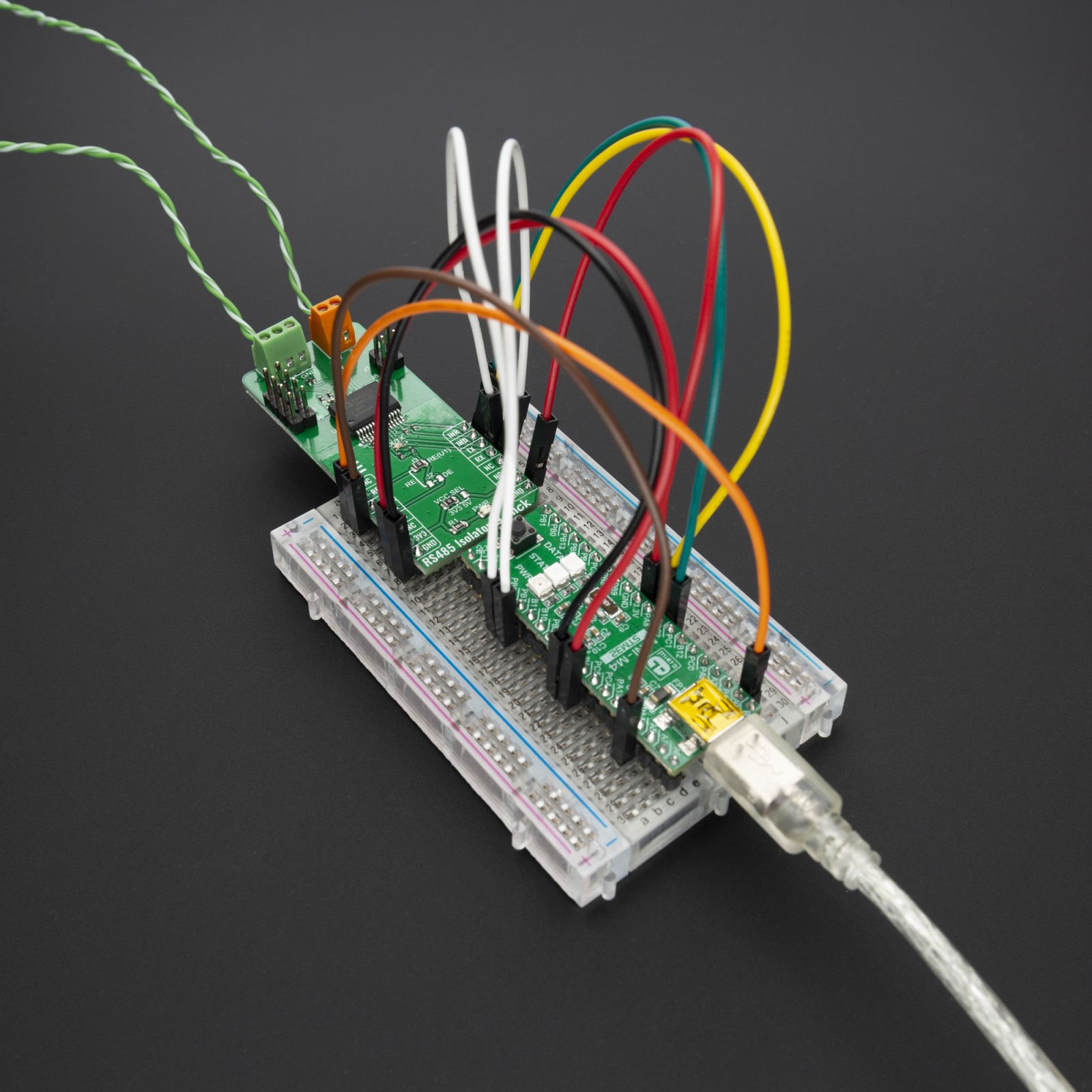 RS485 Isolator 2 Click | ADM2867E Digital Isolated Transceiver