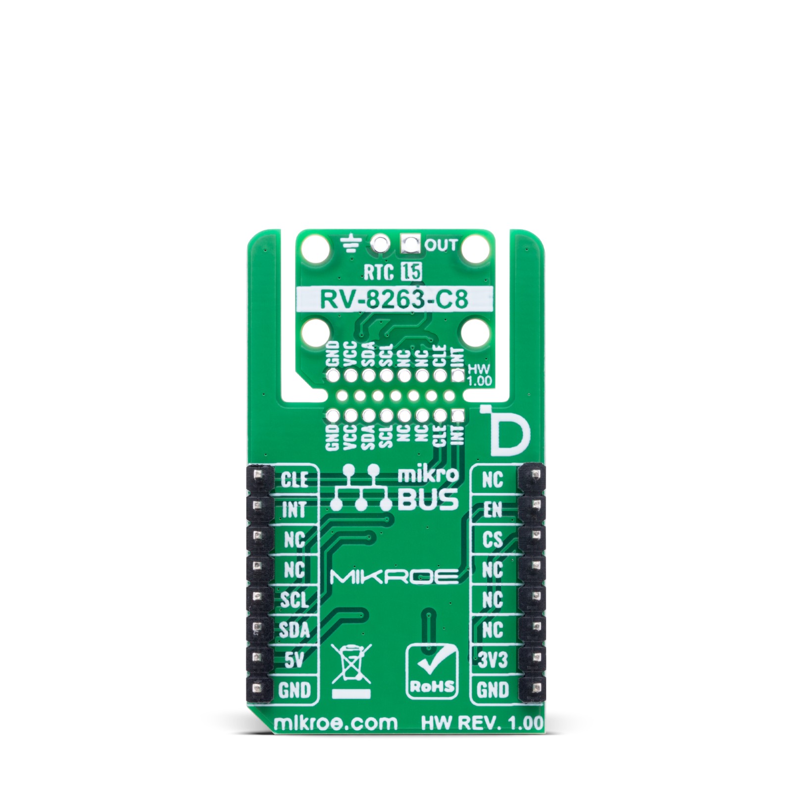 RTC 15 Click - For tracking real-time data | MIKROE-6602