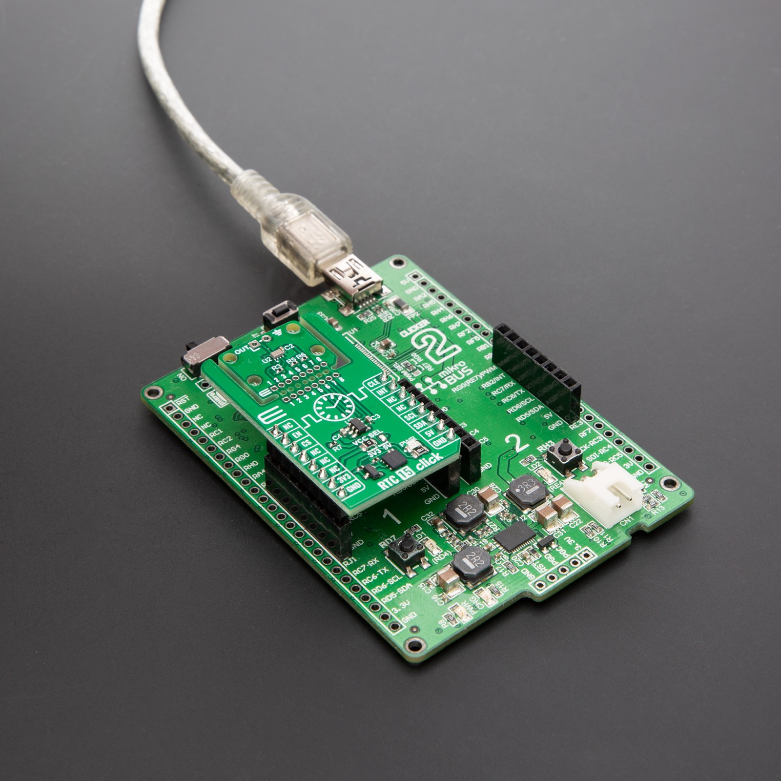 RTC 15 Click - For tracking real-time data | MIKROE-6602