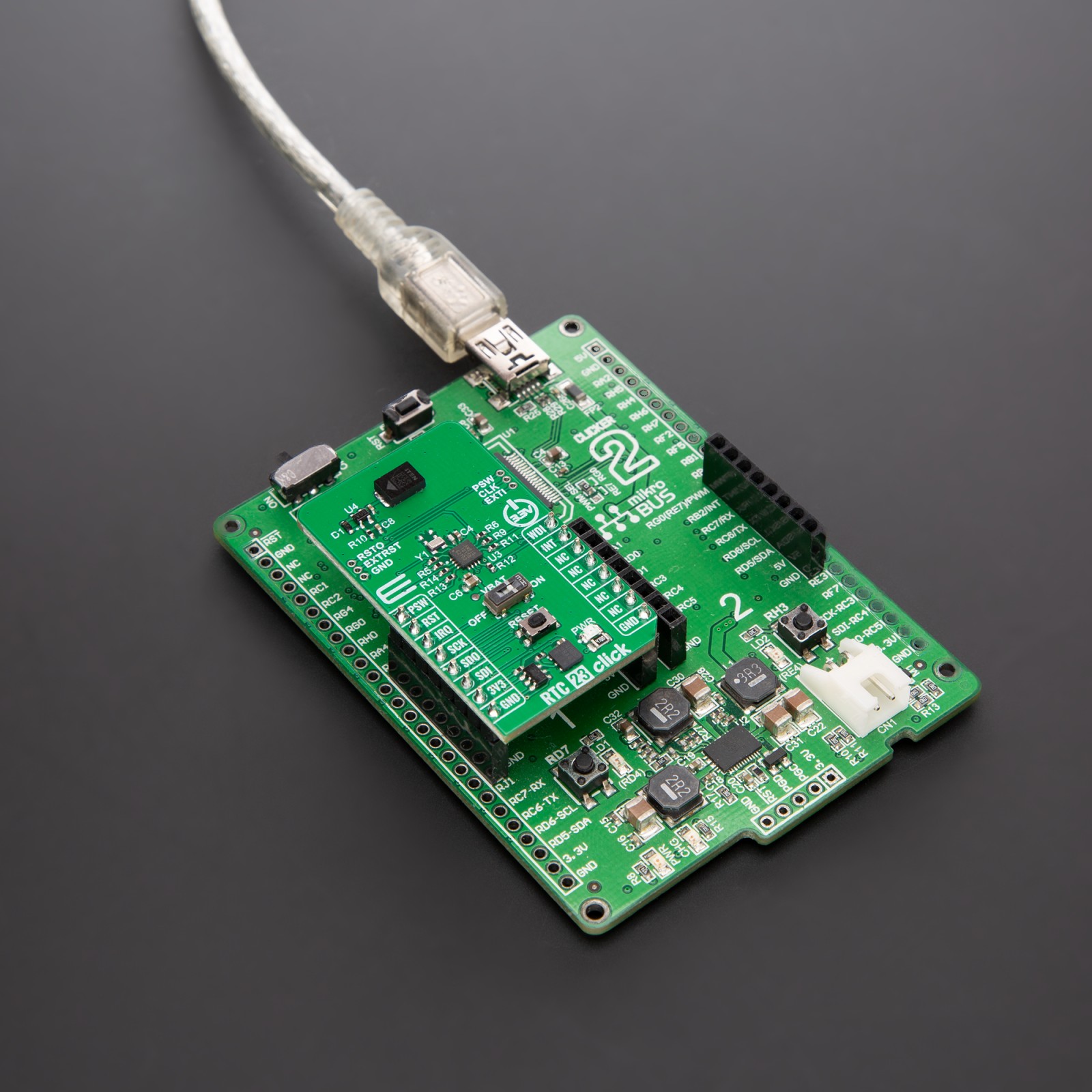 RTC 23 Click - Ultra-low power SPI real-time clock | MIKROE-6281