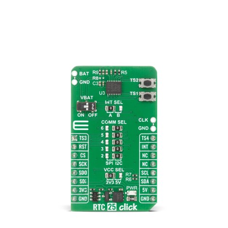 RTC 25 Click - Nano-Power RTC | MIKROE-6855