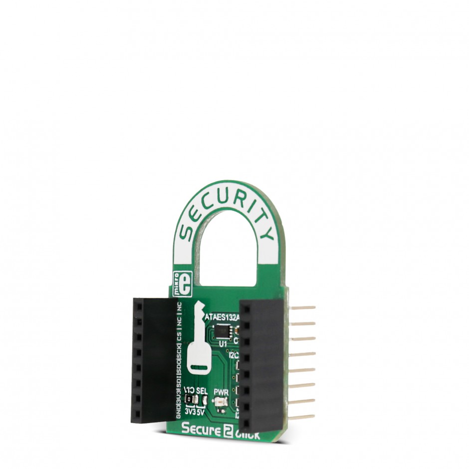 Secure 2 Click Board With Ataes132a Cryptographic Coprocessor Mikroelektronika