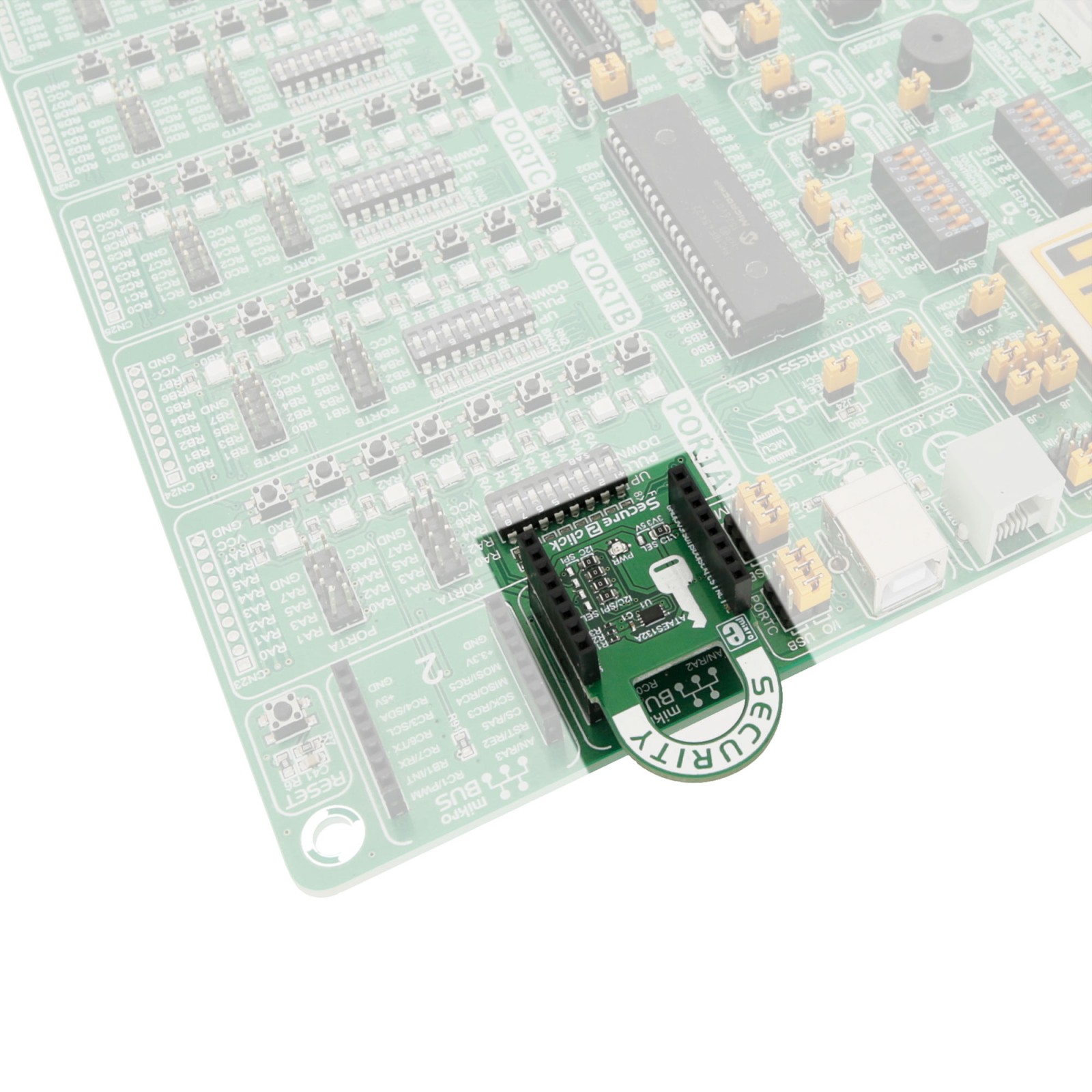 Secure 2 click - board with ATAES132A cryptographic coprocessor ...