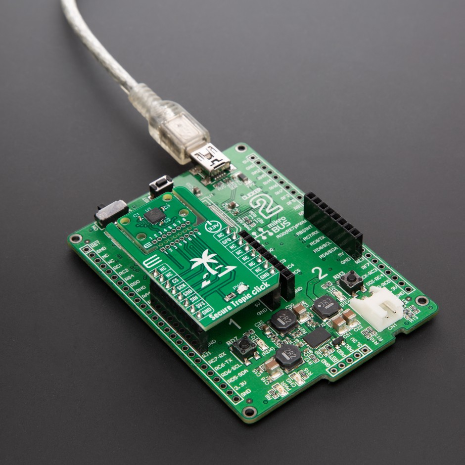 Secure Tropic Click | TROPIC01 Tamper-proof Secure Element Board