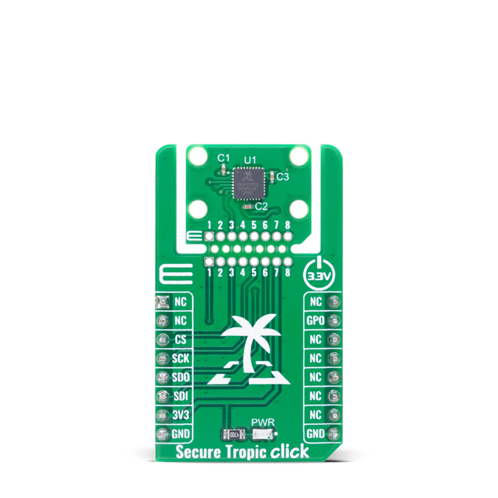 Secure Tropic Click | TROPIC01 Tamper-proof Secure Element Board