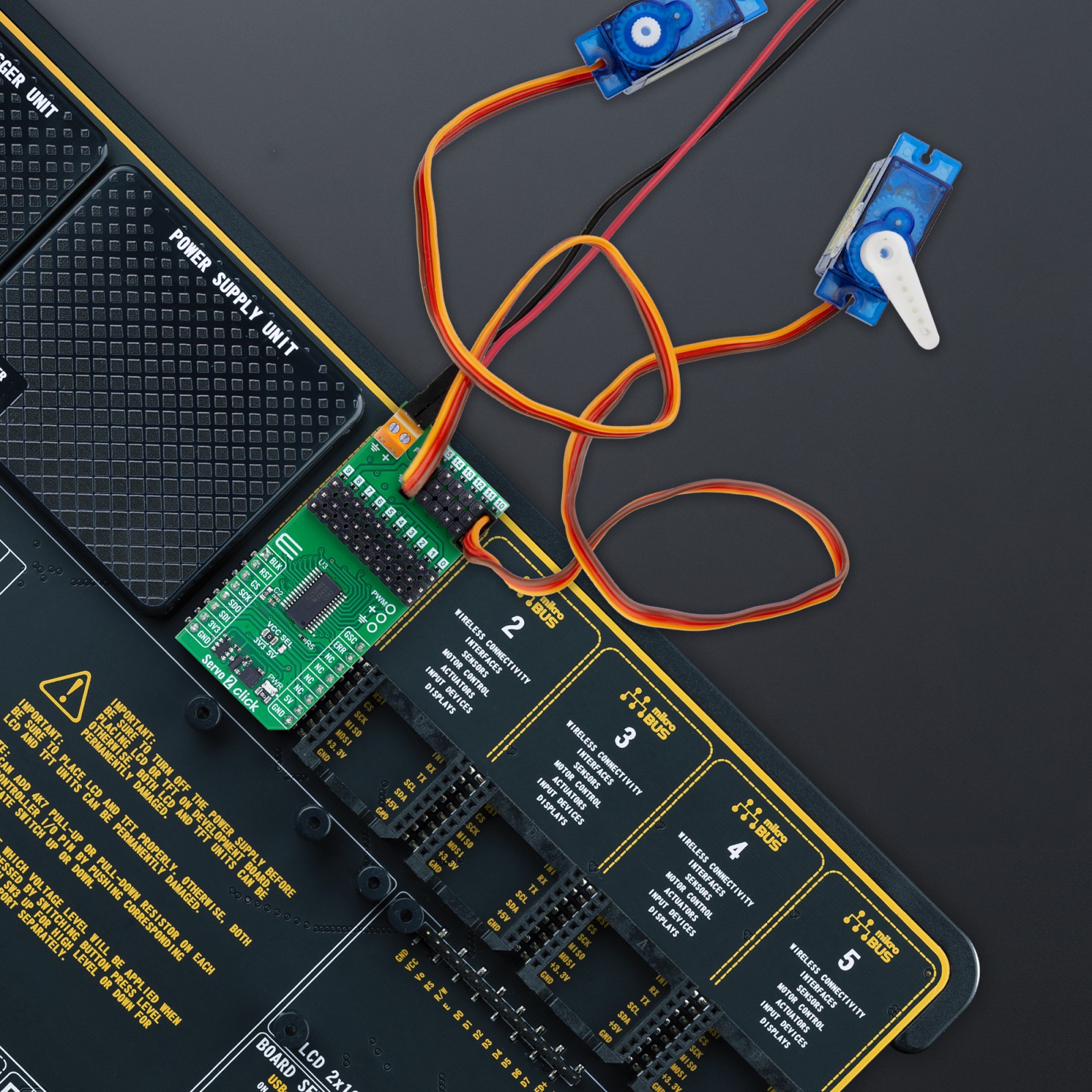 Servo 2 Click - For multiple servo motor control | MIKROE-6533