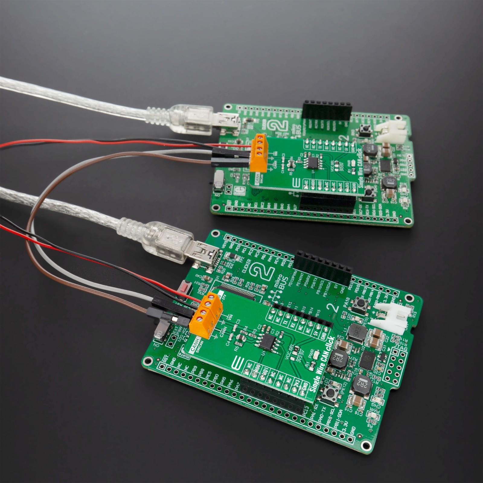 Single Wire CAN Click