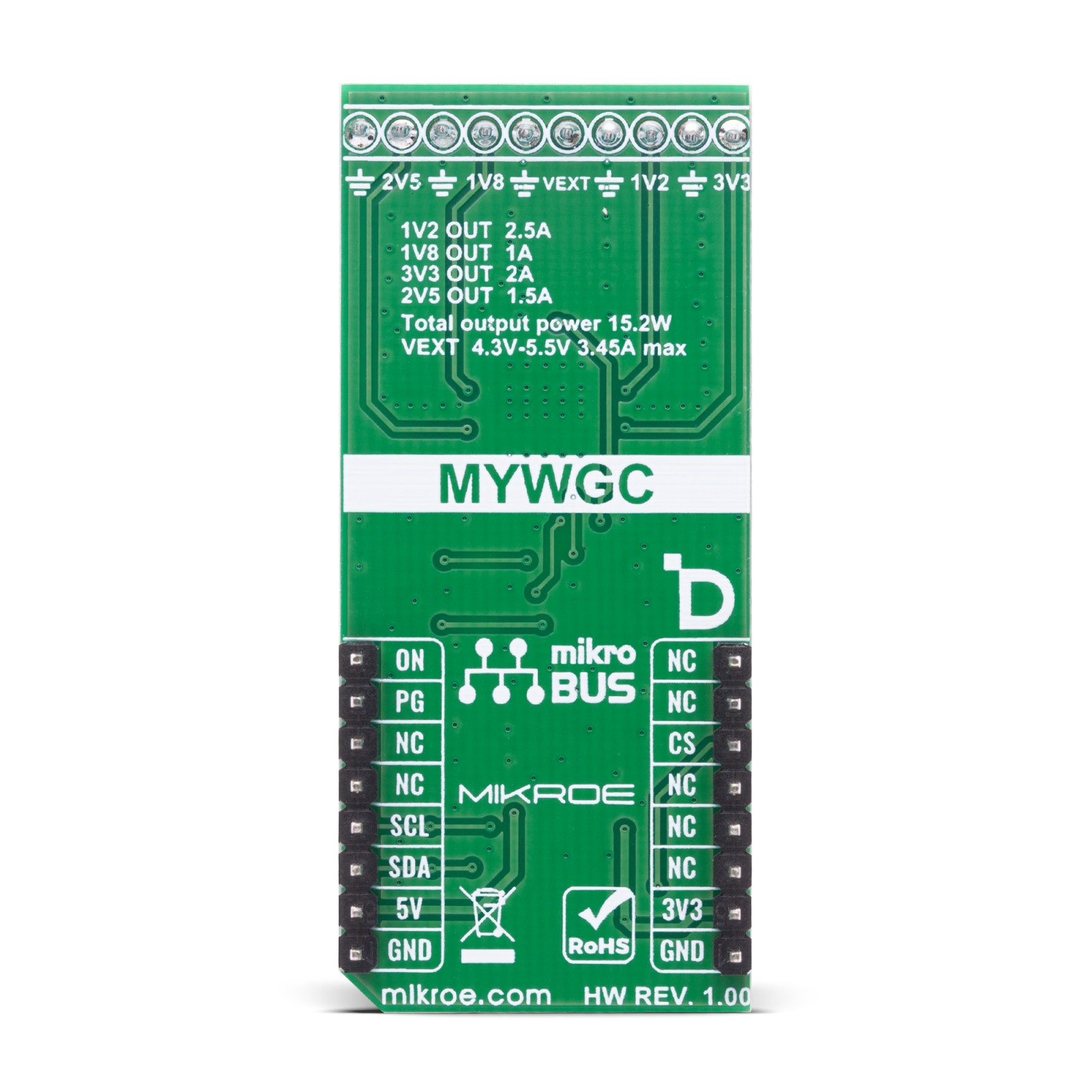 Smart Buck 7 Click - Multi-output buck converter | MIKROE-6708