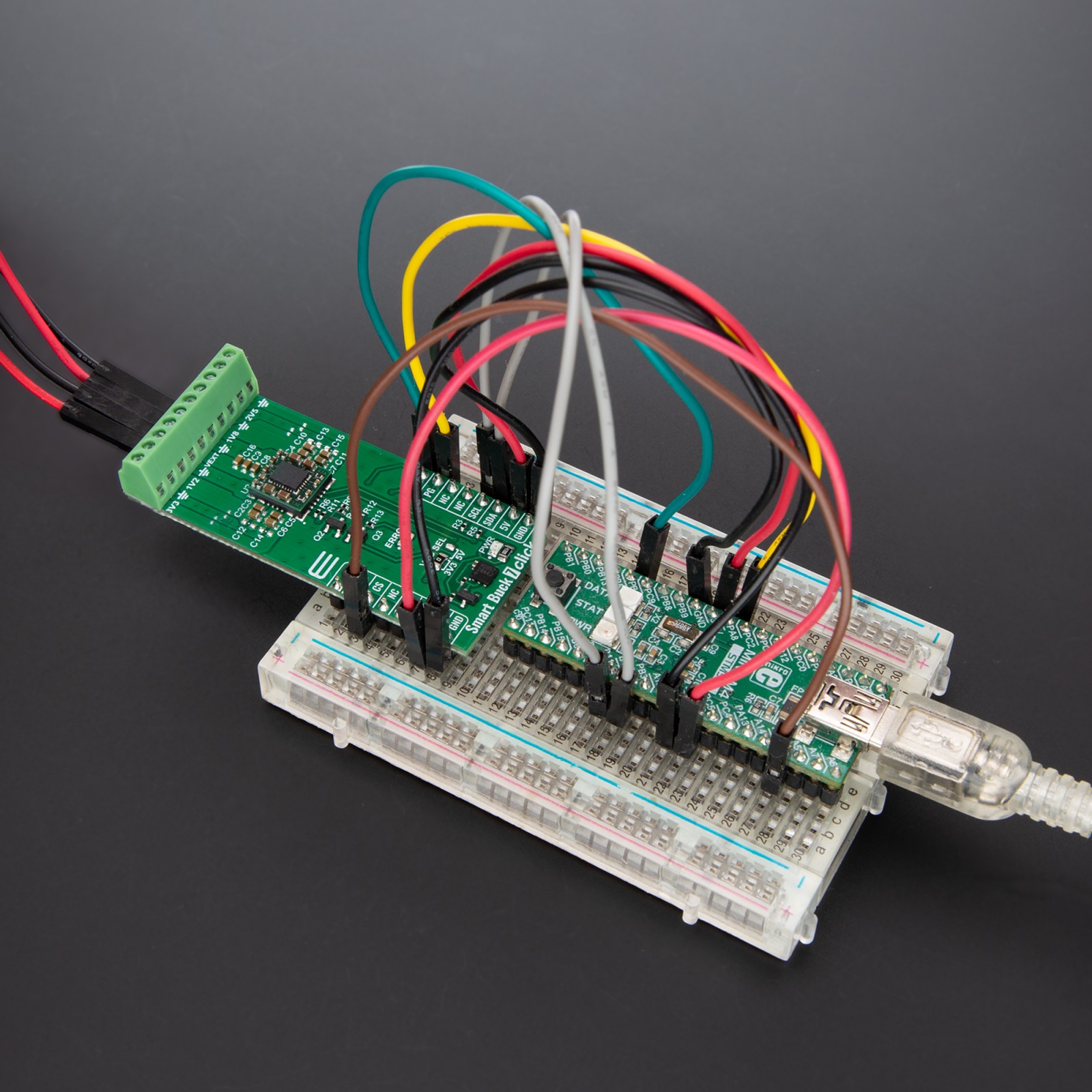 Smart Buck 7 Click - Multi-output buck converter | MIKROE-6708