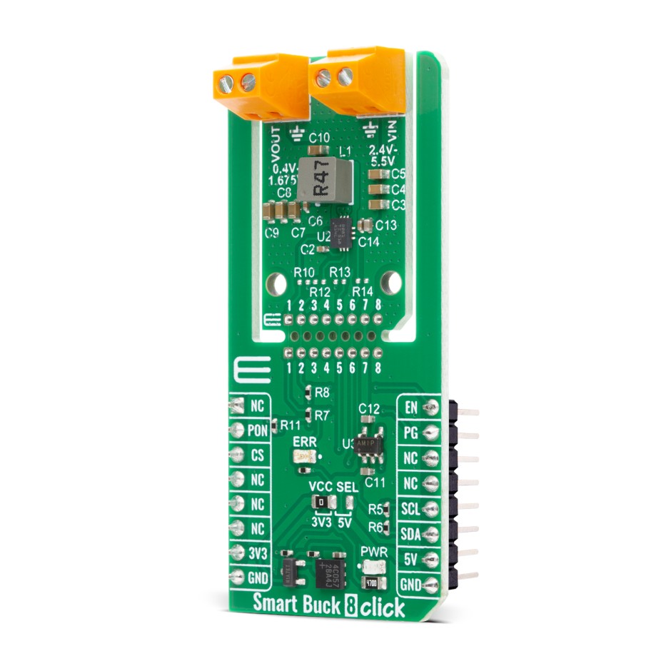 Smart Buck 8 Click - 8A Step-Down Converter | MIKROE-6624