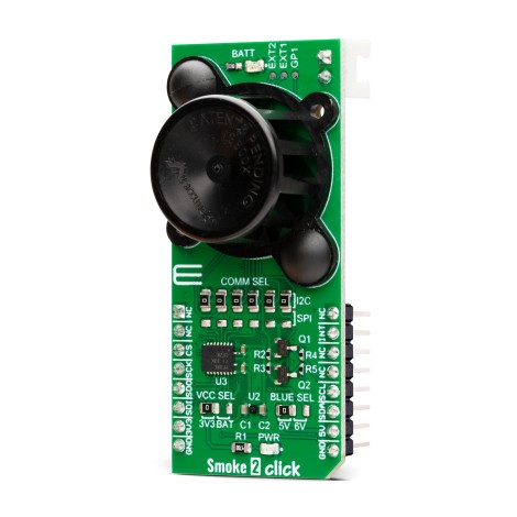 Smoke 2 Click | ADPD188BI Integrated Smoke Detection Module