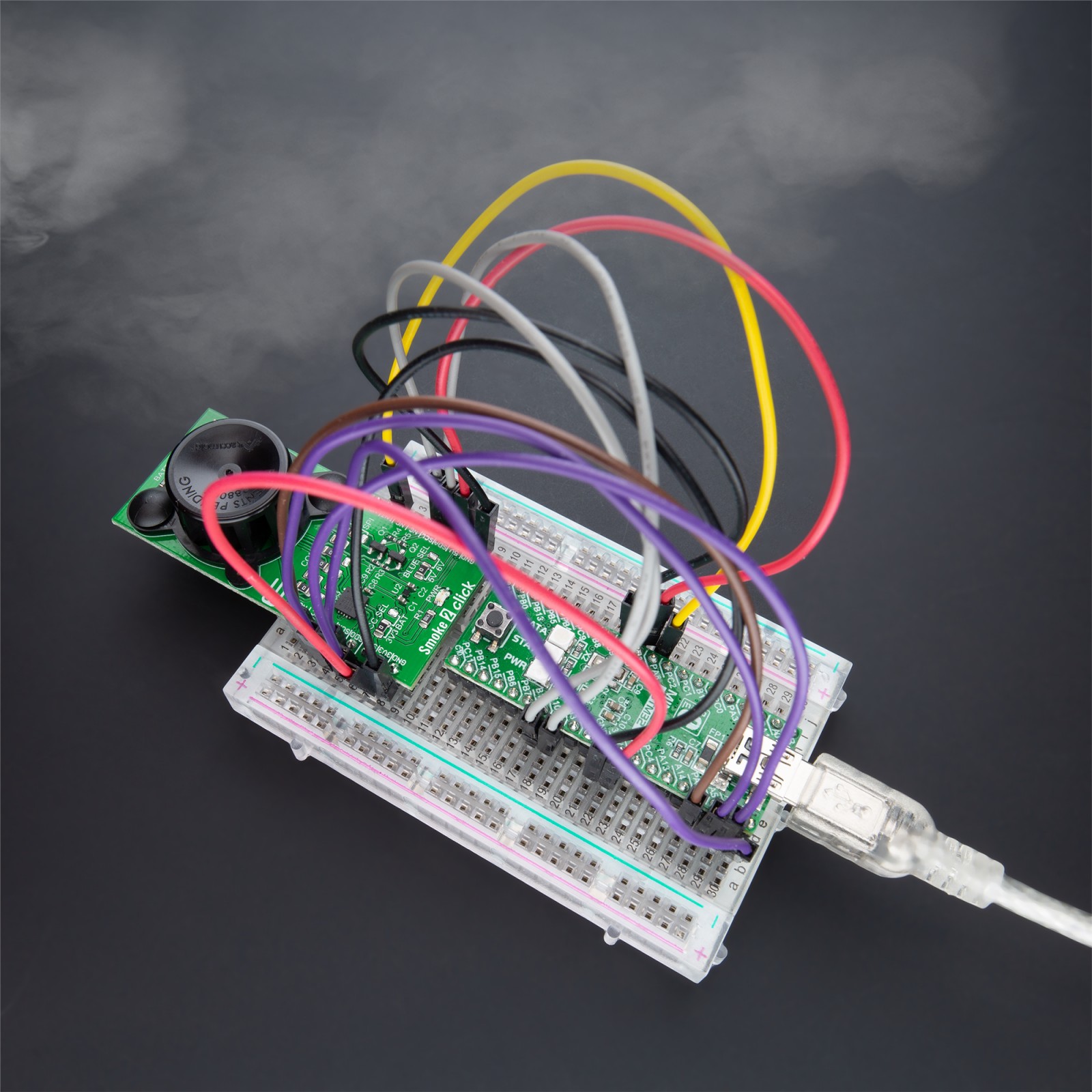 Smoke 2 Click | ADPD188BI Integrated Smoke Detection Module